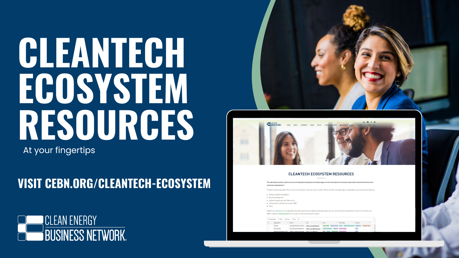 Cleantech Ecosystem Resources - Clean Energy Business Network